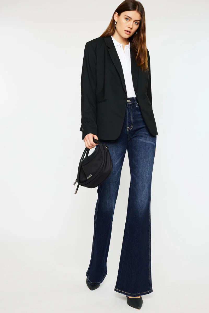 Luke High Rise Flares – The Boutique at Mira's