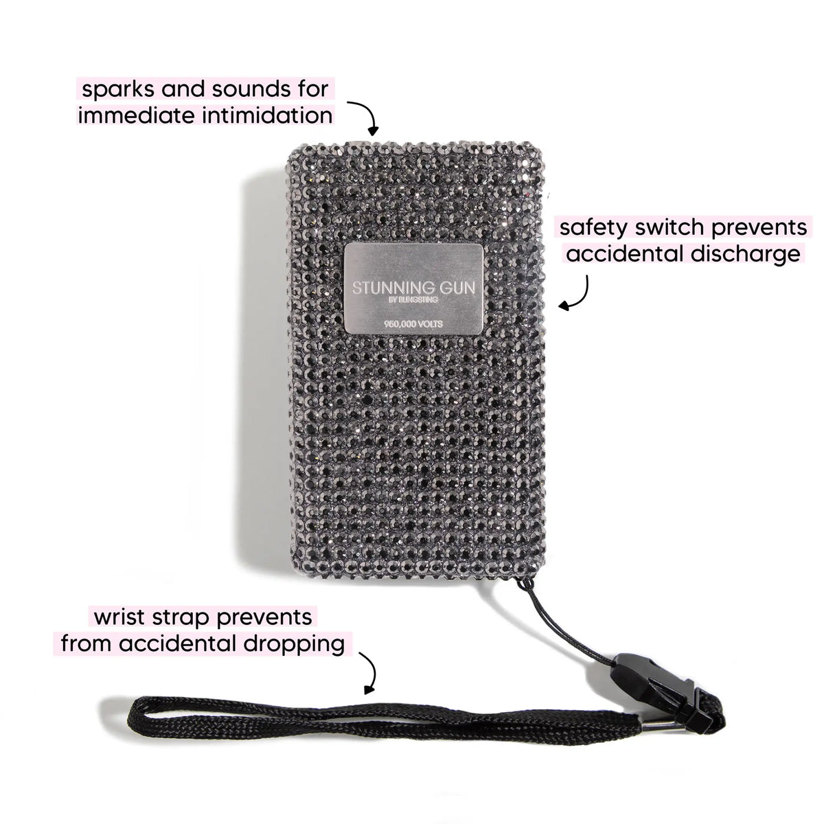 RHINESTONE STUN GUN – The Boutique at Mira's